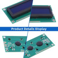 China Russian Blue Film White Letters 1602C2 Character LCD Module Display Screen Support Scheme Development for sale