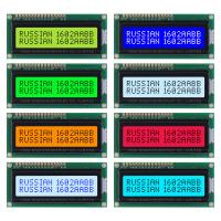 China Russian 1602W STN Character Display 80x30x11mm COB ST7066U 16x02 LCD Module for sale