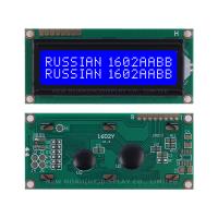 China Russian 1602Y Blue Film LCD Display Module 80x30mm SPI AIP31068 Serial Port Screen for sale