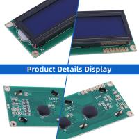 China Russian 1602Y Blue Film LCD Display Module 80x30mm SPI AIP31068 Serial Port Screen for sale