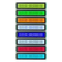 China Russian 2002K-1 ST7066U COB LCD Display Module 180x40x14.5mm LED Backlit White Letters for sale