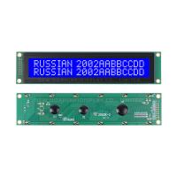 China Russian 2002K-2 ST7066U COB LCD Display Module 180x40x14.5mm 20x02 Character for sale