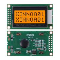 China 0802B 3.3V Gray Film Character Display Screen 0802 16 PIN Dot Matrix COB ST7066 for sale