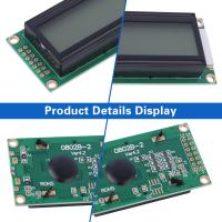 China 0802B-2 Gray Film 0802 Character Display Screen 14 PIN 3.3V 5V COB Dot Matrix Module for sale