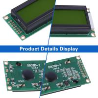 China 0802B-2 3.3V Yellow Green Film Character LCD Display Module 0802 14 PIN ST7066 Controller for sale