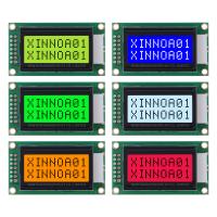 China 0802B-2 3.3V Yellow Green Film Character LCD Display Module 0802 14 PIN ST7066 Controller for sale