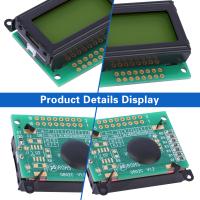 China Yellow Green Film 0802C Character LCD Screen Development Of Ultra Small Module Support Solution for sale