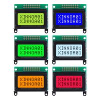 China Yellow Green Film 0802C Character LCD Screen Development Of Ultra Small Module Support Solution for sale