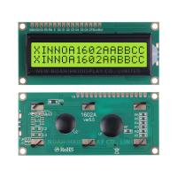 China Yellow Green Film 1602A Character LCD Screen Controller ST7066 1.5 Inches Support Scheme Development for sale
