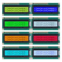 China 1602A 3.3V Yellow Green Film LCD Display 16x2 Character Module ST7066U 80x36mm for sale