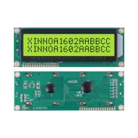 China 1602B 16x2 Dot Matrix Character LCD Display 3.6 Inches ST7066U Controller Yellow Green Film for sale