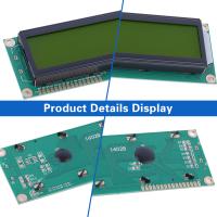 China 1602B 16x2 Dot Matrix Character LCD Display 3.6 Inches ST7066U Controller Yellow Green Film for sale