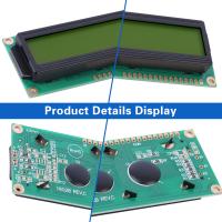 China 1602B REV.C Side Backlight Character LCD Screen 80x36x13mm COB ST7066U Customizable for sale