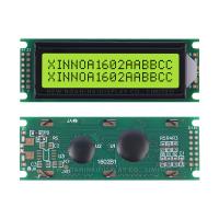 China 1602B1 16x2 Character LCD Module Yellow Green Film High Frame COB ST7066U 85x30x12.8mm for sale