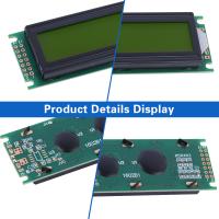 China 1602B1 16x2 Character LCD Module Yellow Green Film High Frame COB ST7066U 85x30x12.8mm for sale
