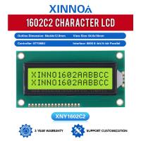 China 1602C2 16x2 Character LCD Display Module ST7066U Controller 84x44mm Yellow Green Backlight for sale