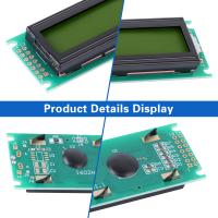 China 1602H 16x2 Character LCD Display Module ST7066U Controller 85x30x11.3mm COB Yellow Green Film for sale