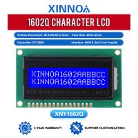 China 1602Q Character LCD Module 16x2 ST7066U Controller Blue Film White Letters 65.4x36.6mm for sale