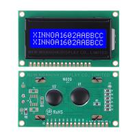 China 1602Q Character LCD Module 16x2 ST7066U Controller Blue Film White Letters 65.4x36.6mm for sale