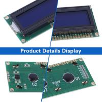 China Blue Film White Letters 1602W 3.3V LCD Module 16x02 ST7066U 80x30mm for sale