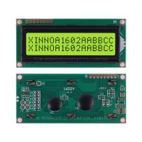 China Yellow Green 1602Y Character LCD Module 80x30mm Serial IIC AIP31068 COB Display for sale
