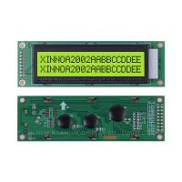 China 2002A 20x2 Character LCD Display Module 116x37mm ST7066U Controller COB Yellow Green for sale