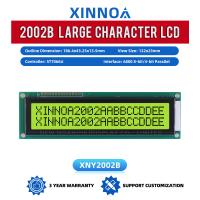 China Yellow Green Film 2002B Character LCD Module Display Screen 02*20 LCD ST7066U Double Row Interface Module for sale