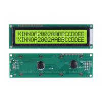 China Yellow Green Film 2002B Character LCD Module Display Screen 02*20 LCD ST7066U Double Row Interface Module for sale