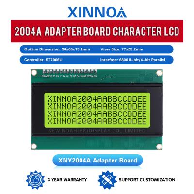 China 2004A IIC Adapter Board LCD Display 98x60mm ST7066U Controller with LED Backlight for sale