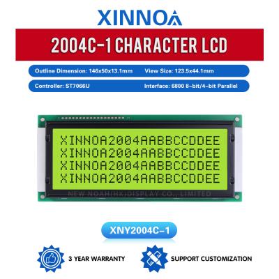 China Industrial Grade 2004C-1 LCD Module 20x04 Display ST7066U Controller 146x50x13.1mm for sale