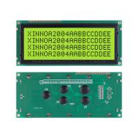 China 2004C-3 20x4 Character LCD Module 146x62.5mm COB ST7066U Yellow Green Display for sale