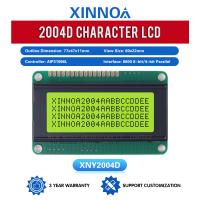 China 2004D 20x4 Character LCD Module 77x47mm ST7066U Controller Yellow Green Display for sale