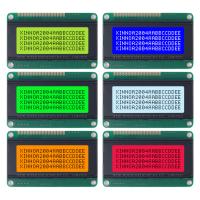 China 2004D 20x4 Character LCD Module 77x47mm ST7066U Controller Yellow Green Display for sale