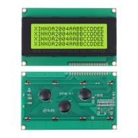 China Yellow Green Film 2004K Character LCD Module Display Screen IIC/I2C Interface Adapter Board Industrial Grade for sale