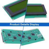 China Yellow Green Film 2004K Character LCD Module Display Screen IIC/I2C Interface Adapter Board Industrial Grade for sale