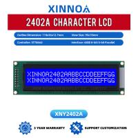 China Blue Film White Letters 2402A LCD Screen Spot Module Microcontroller Character Display LCD Display Screen for sale