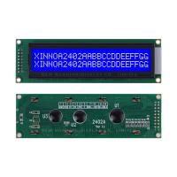 China Blue Film White Letters 2402A LCD Screen Spot Module Microcontroller Character Display LCD Display Screen for sale