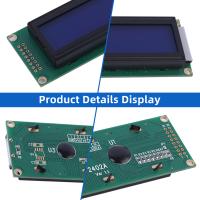 China Blue Film White Letters 2402A LCD Screen Spot Module Microcontroller Character Display LCD Display Screen for sale