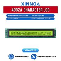 China Yellow Green Film 4002A LCD Screen Module 2*40 4002 Multiple Languages LCD Character Dot Matrix Screen for sale