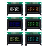 China Russian 0802C 16 Pin COB LCD Display 40x29.2x12mm ST7066U Chip Mini LCD for sale