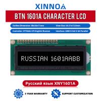 China Russian BTN Black Film  1601A Character LCD Module 16 PIN  High Brightness LCD Screen for sale