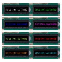 China Russian BTN Black Film  1601A Character LCD Module 16 PIN  High Brightness LCD Screen for sale