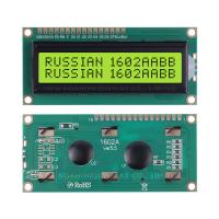 China Russian 1602A 16x02 Character Dot Matrix LCD Display Module 80x36mm ST7066 Controller for sale