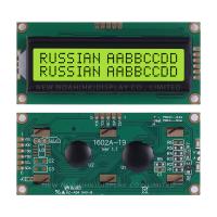 China Russian 1602A-19 16x02 Character Dot Matrix LCD Module AIP31068 I2C Serial 80x36mm for sale