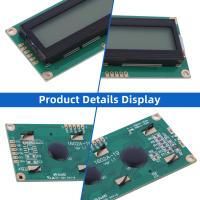 China Russian Gray Film 1602A-19 Character LCD Display Screen Double Row Interface Module IIC I2C Serial Port Screen for sale