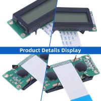 China Russian Gray Film 1602A-20-1A Character LCD Module 2x16 ST7066U Industrial Grade Display 53x20x8.1mm for sale