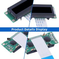 China Russian 1602A-20-1A Character LCD Screen 5V ST7066U 16x02 COB Display 53x20x8.1mm for sale