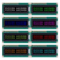 China Russian BTN Black Film 1602A 3.3V Display Module T7066U LCD Display Screen Support Scheme Development for sale