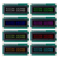 China Russian 1602A IIC Adapter Board COB LCD Module 80x36mm ST7066U Character Display for sale