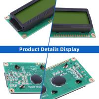 China Russian 1602B REV.C LCD Module 80x36x13mm Side Backlight COB Display 16x02 Characters for sale